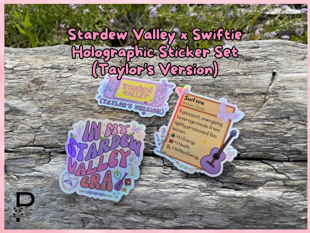 Stardew Valley Holographic Sticker - Stardew Valley X Swiftie Gift ...