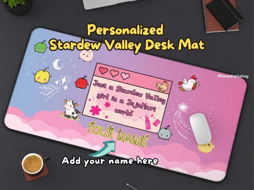 Stardew Valley Desk Mat - Personalized Stardew Valley Gift for Her ...