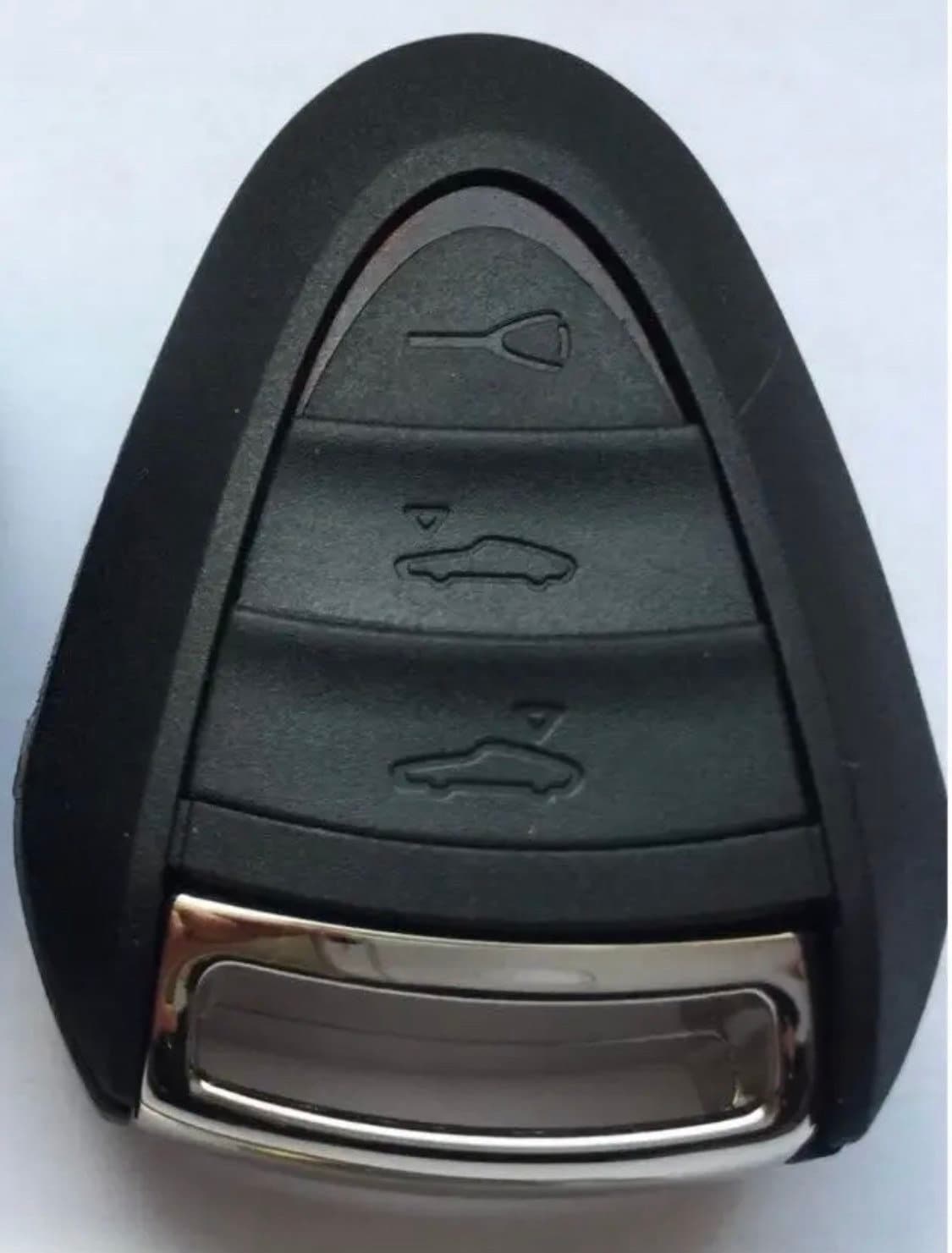 Porsche 3 Button Key Case Blank to Upgrade to Gen 2 Key for Porsche 997 ...