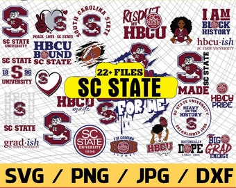 South Carolina Hbcu Svg - Etsy