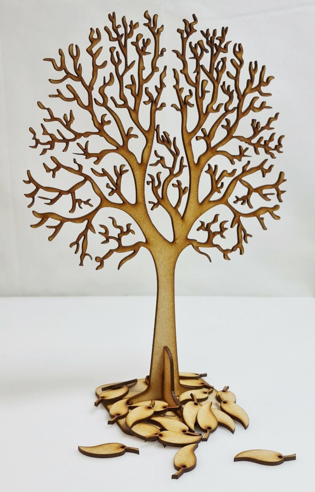 MDF Falling Leaves Family Wishing Tree Kit - Etsy UK