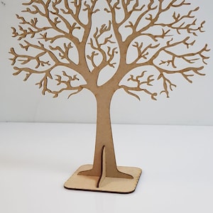 MDF Family Tree Kit Complete With 20 Blank Hearts - Etsy UK
