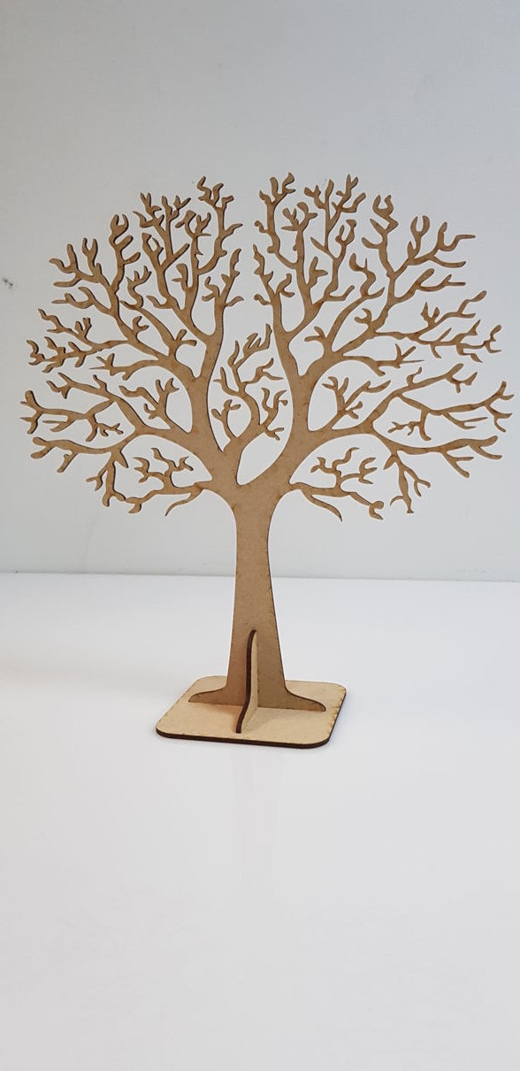 MDF Family Tree Kit Complete With 20 Blank Hearts - Etsy UK