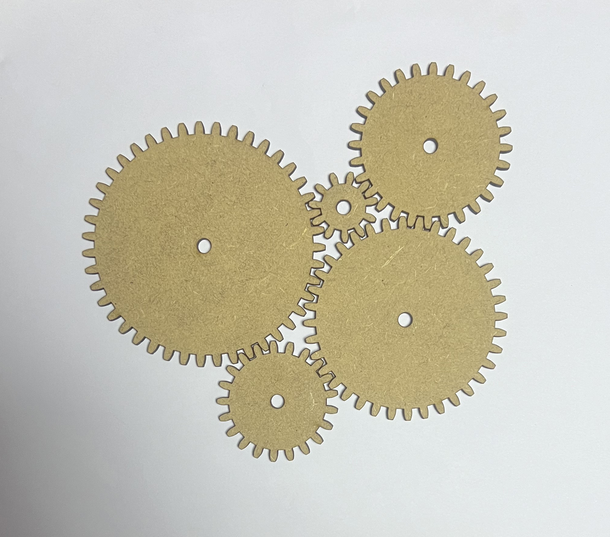 Wooden MDF Assorted Gears/cogs Craft Blank Steampunk Embellishments ...