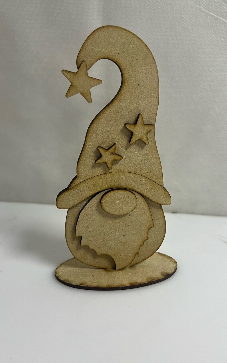 Wooden MDF Laser Cut Gonk Cut Out Decoration Free Postage - Etsy