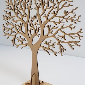 MDF Family Tree Kit Complete With 20 Blank Hearts - Etsy UK
