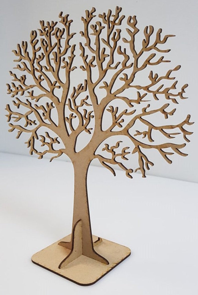 MDF Family Tree Kit Complete With 20 Blank Hearts - Etsy UK