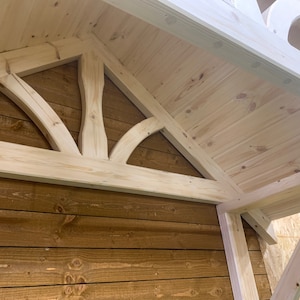Quality Handmade Timber Door Canopy Porch Gallows Brackets - Etsy UK