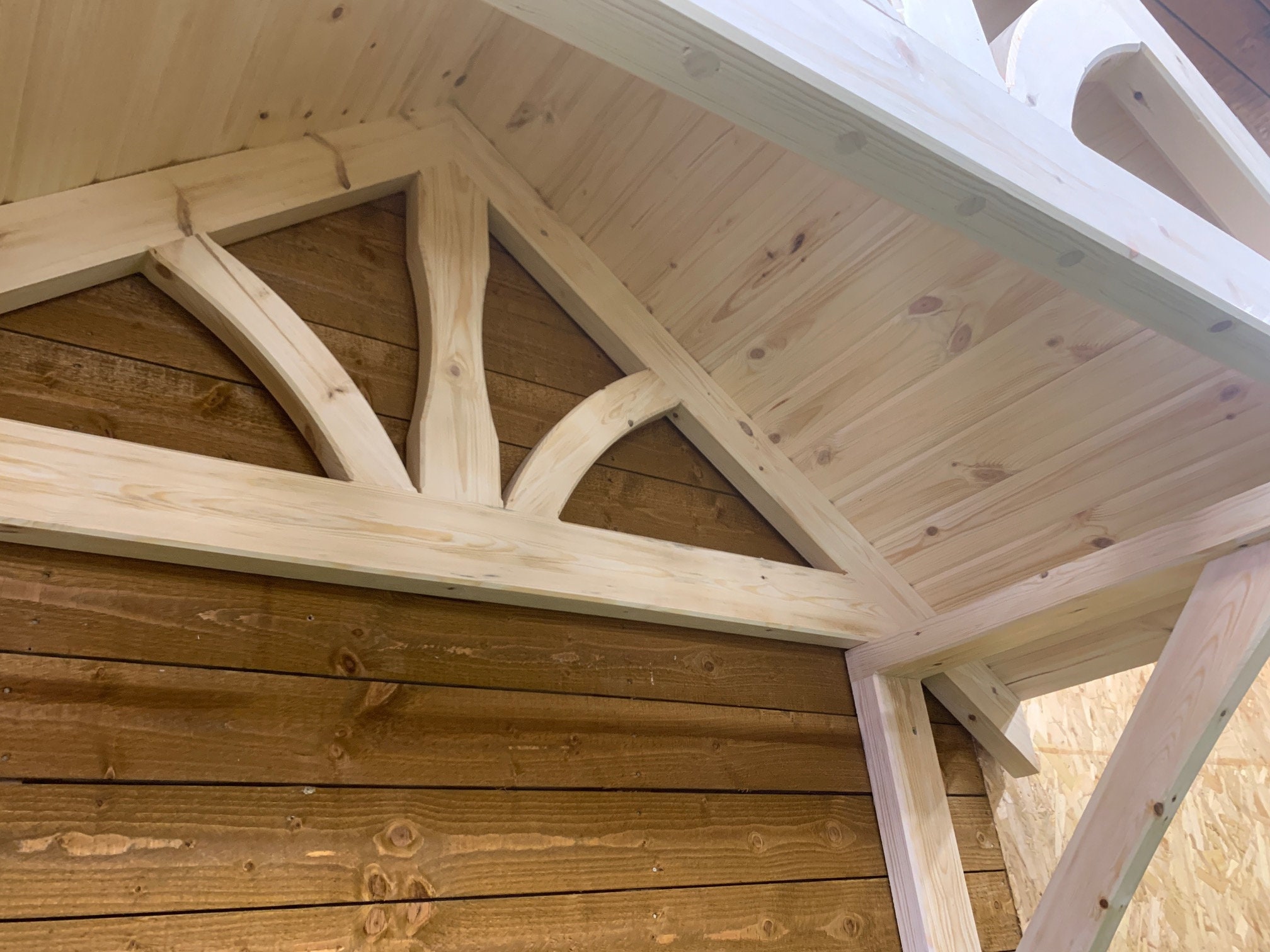 Quality Handmade Timber Door Canopy Porch Gallows Brackets - Etsy UK