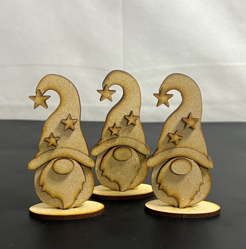 Wooden MDF Laser Cut Gonk Cut Out Decoration Free Postage - Etsy