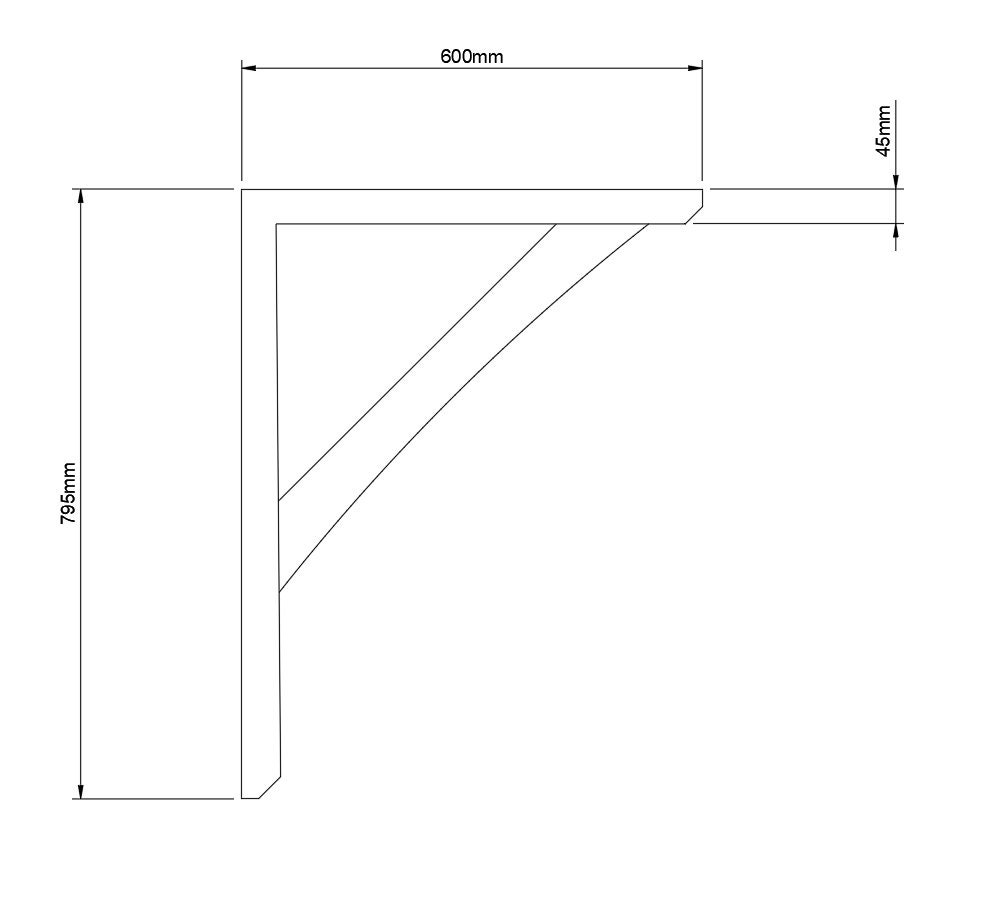 Quality Handmade Wooden Gallows Brackets - Etsy UK