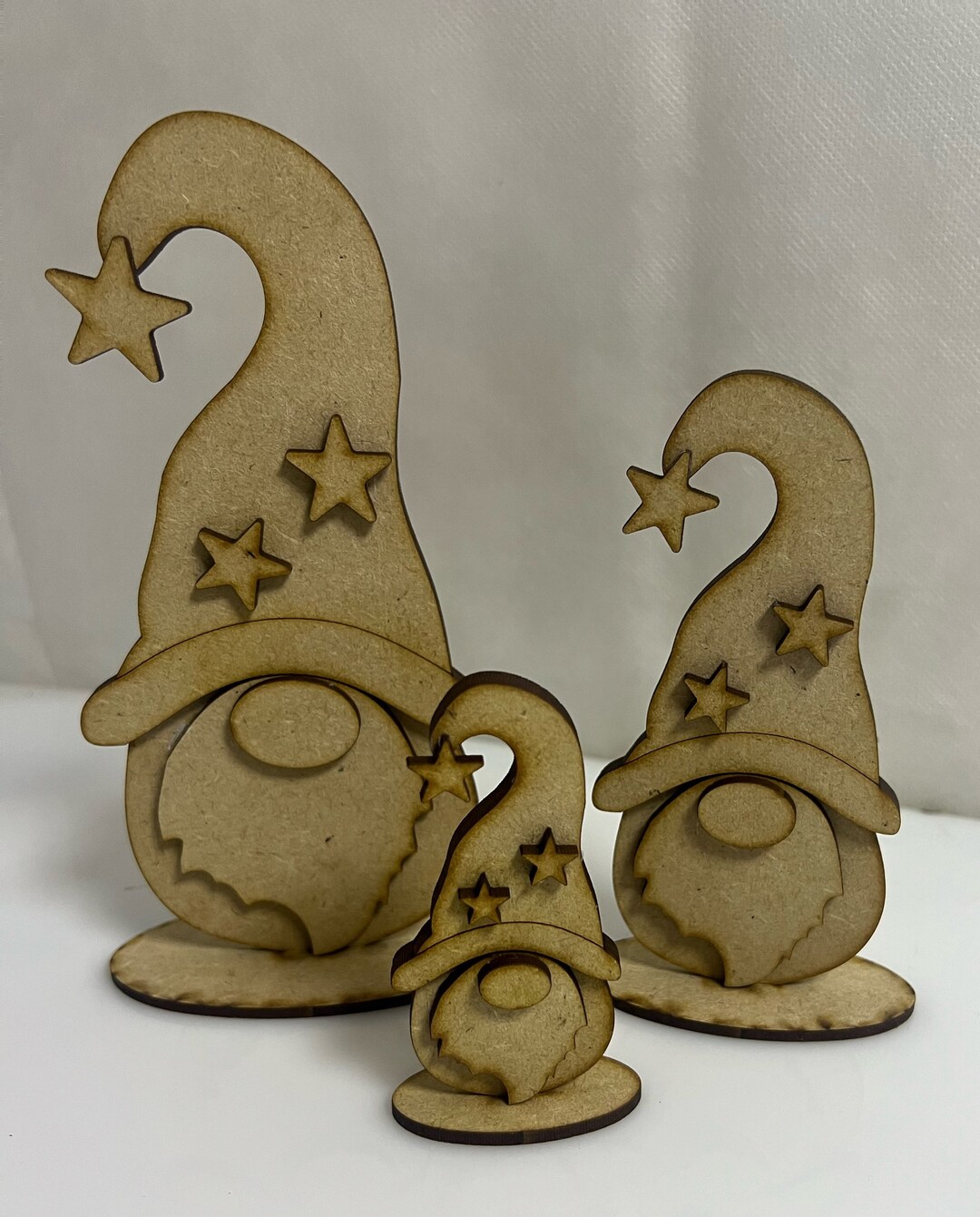 Wooden MDF Laser Cut Gonk Cut Out Decoration Free Postage - Etsy