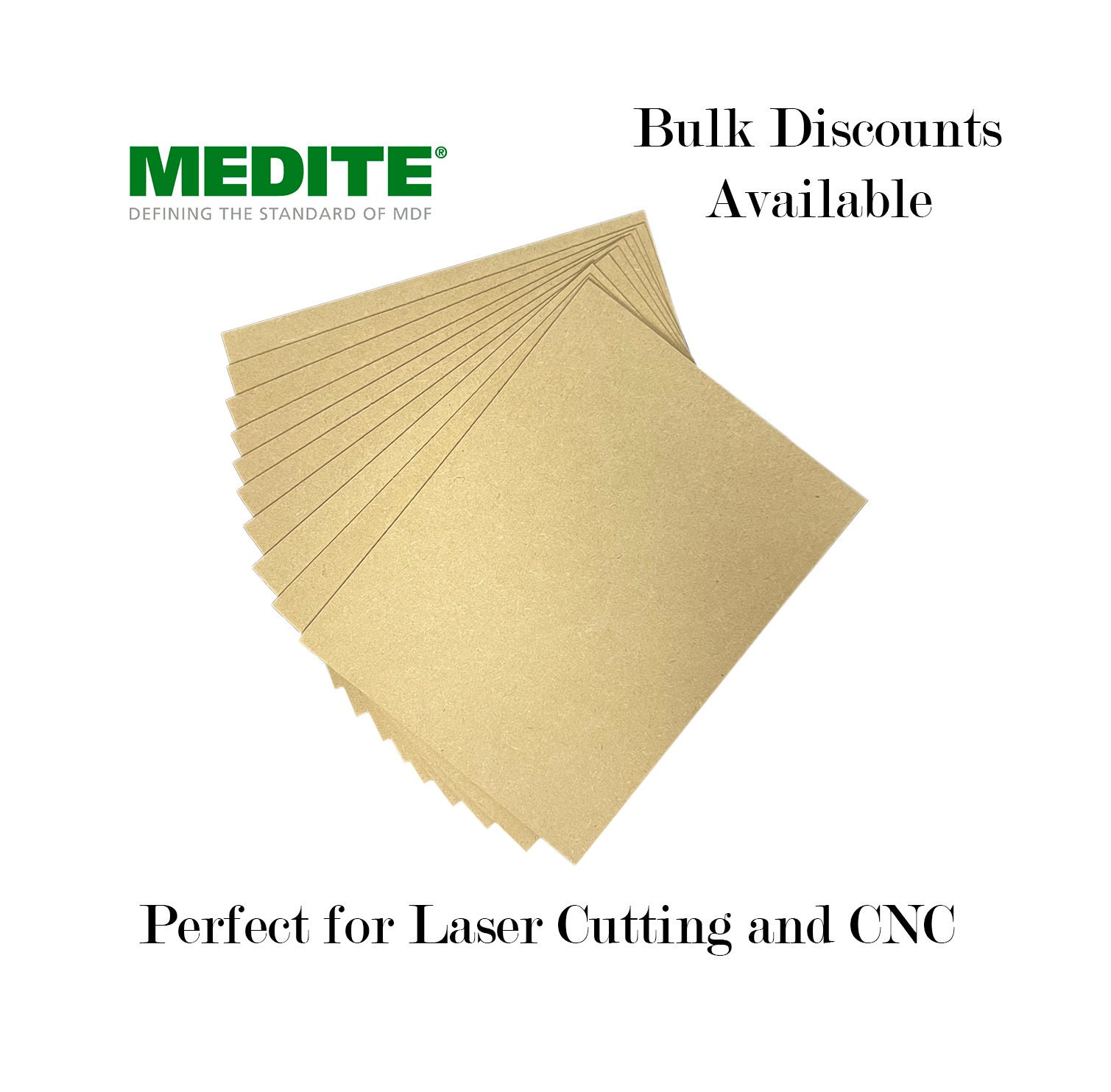 Laser MDF 3mm Medite MDF Boards Suitable for Laser and CNC - Etsy UK