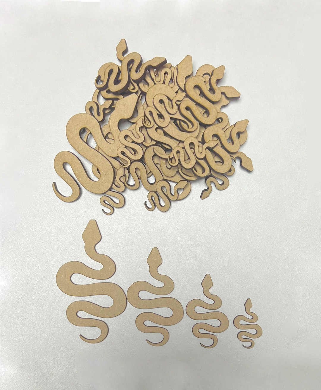 Wooden MDF Snake Animal Craft Shapes Blank Gift Decoration ...