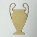 Wooden MDF English Football Trophy Large Sports Crafts Sign Football ...