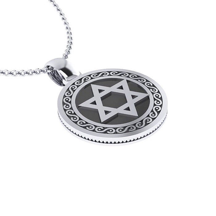 Pentagram Pendant, Pentalpha Symbol, Pentacle Symbol Pendant, Sterling ...