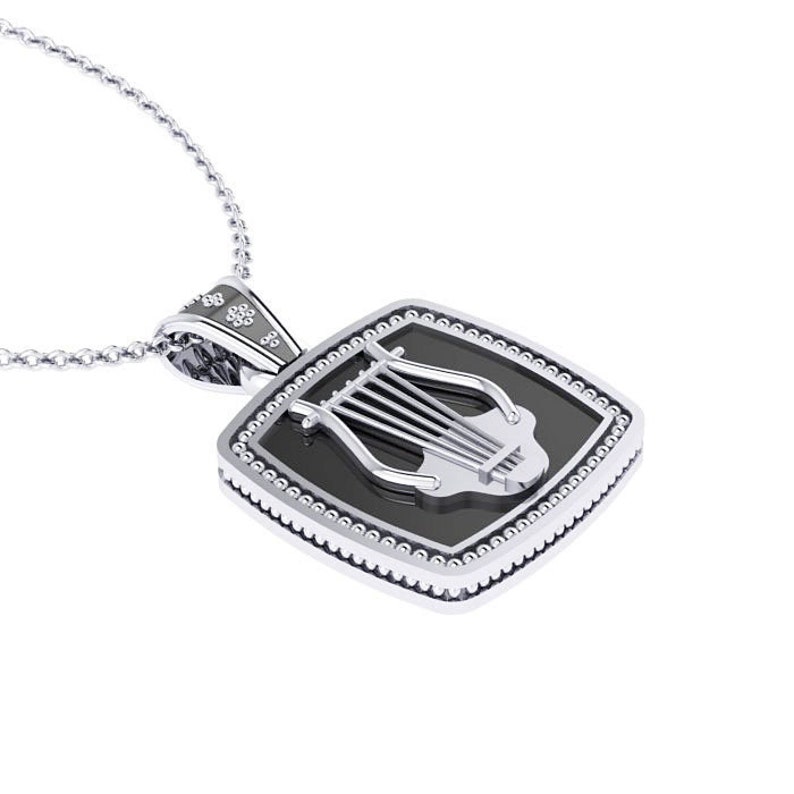 Greek Harp of God Apollo, Apollo Lyre, Ancient Greek Seal Pendant / Two ...