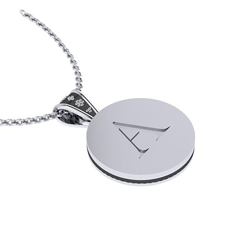 Greek Delphic Epsilon Pendant, Ancient Greek Symbol Pendant, Two-tone ...