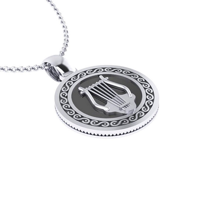 Greek Harp of God Apollo, Apollo Lyre, Ancient Greek Seal Pendant / Two ...