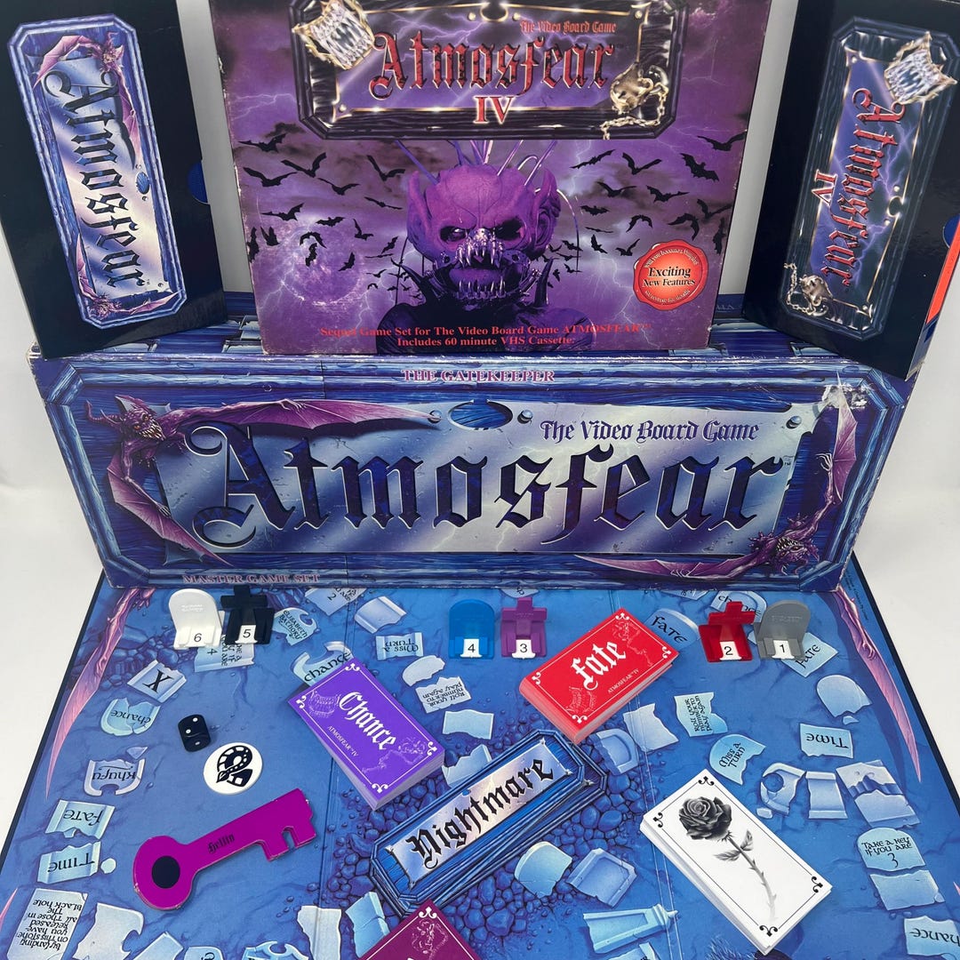 Atmosfear VHS Video Board Game With Vampire Sequel, Vintage 1990s - Etsy UK
