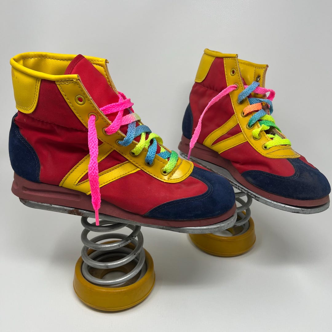 Vintage Bounce Shoes With Springs, 1970s Classic Look - Etsy