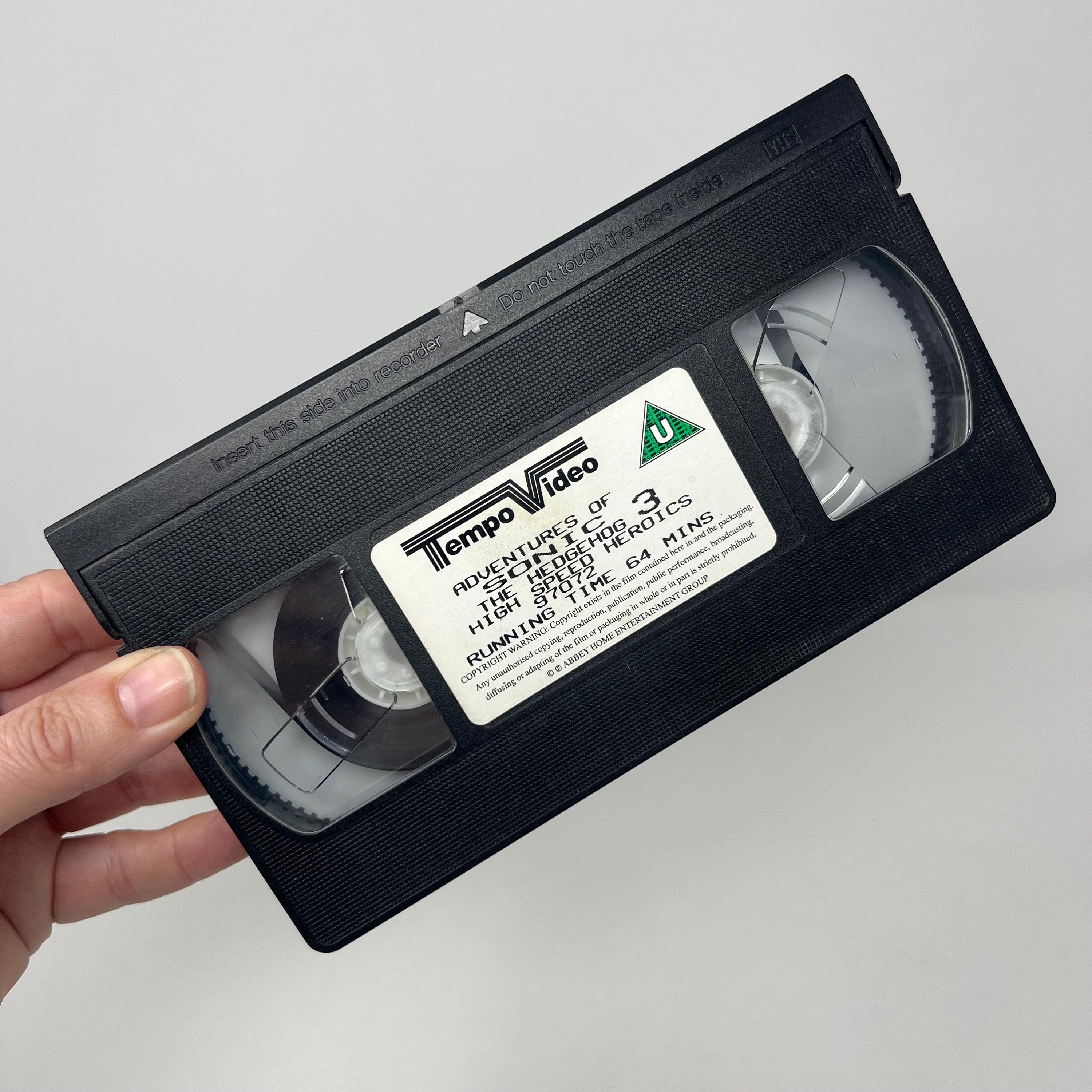 Sonic the Hedgehog VHS Video Cassette 1993 - Etsy UK