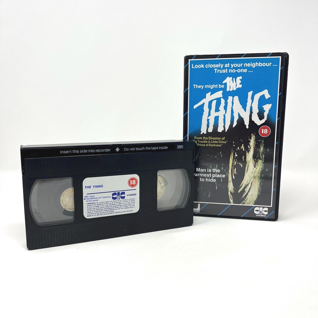 The Thing VHS, John Carpenter Horror Film, CIC Video 1982, Vintage 80s Classic Horror - Etsy