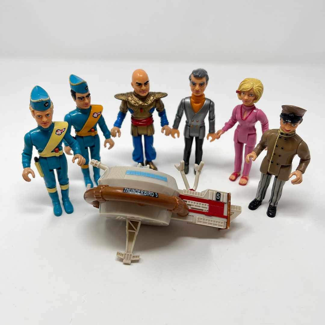 Vintage Thunderbirds Matchbox Figures Set 1992 and Thunderbird Five 1999 With Sounds - Etsy UK