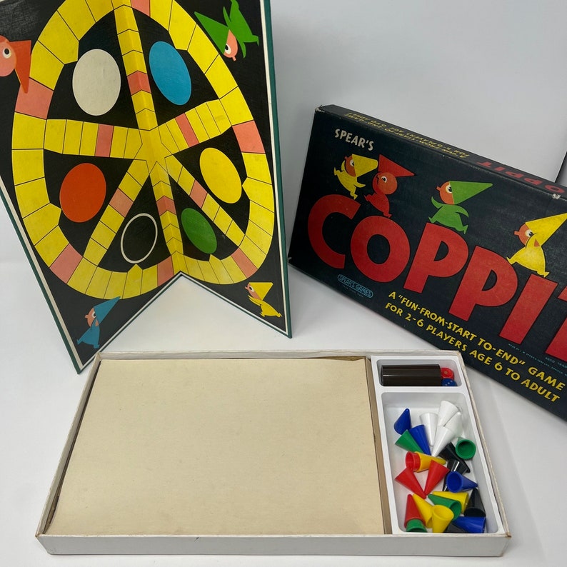 Vintage Coppit Board Game by Spear's 1964 Classic Family - Etsy UK