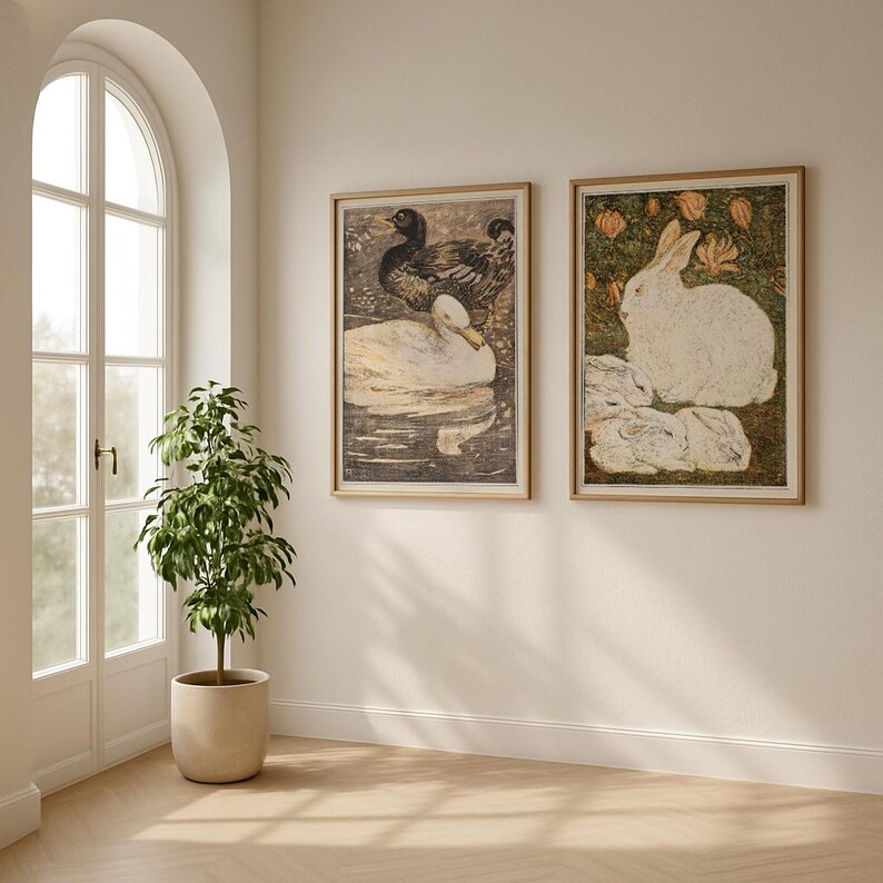 Vintage Autumn Botanical Print Set of 80: Farmhouse Gallery Wall Art ...