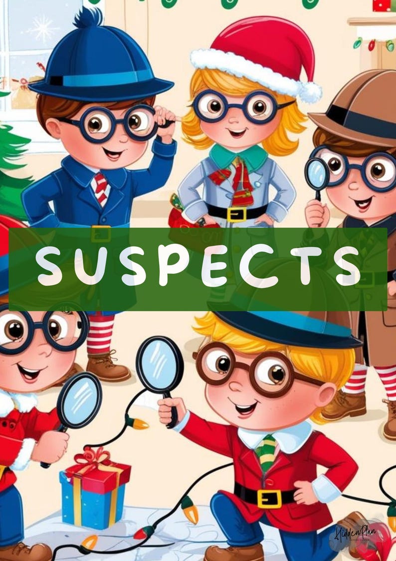 Christmas Mystery Game for Kids - Instant Download, No Print, Magical ...