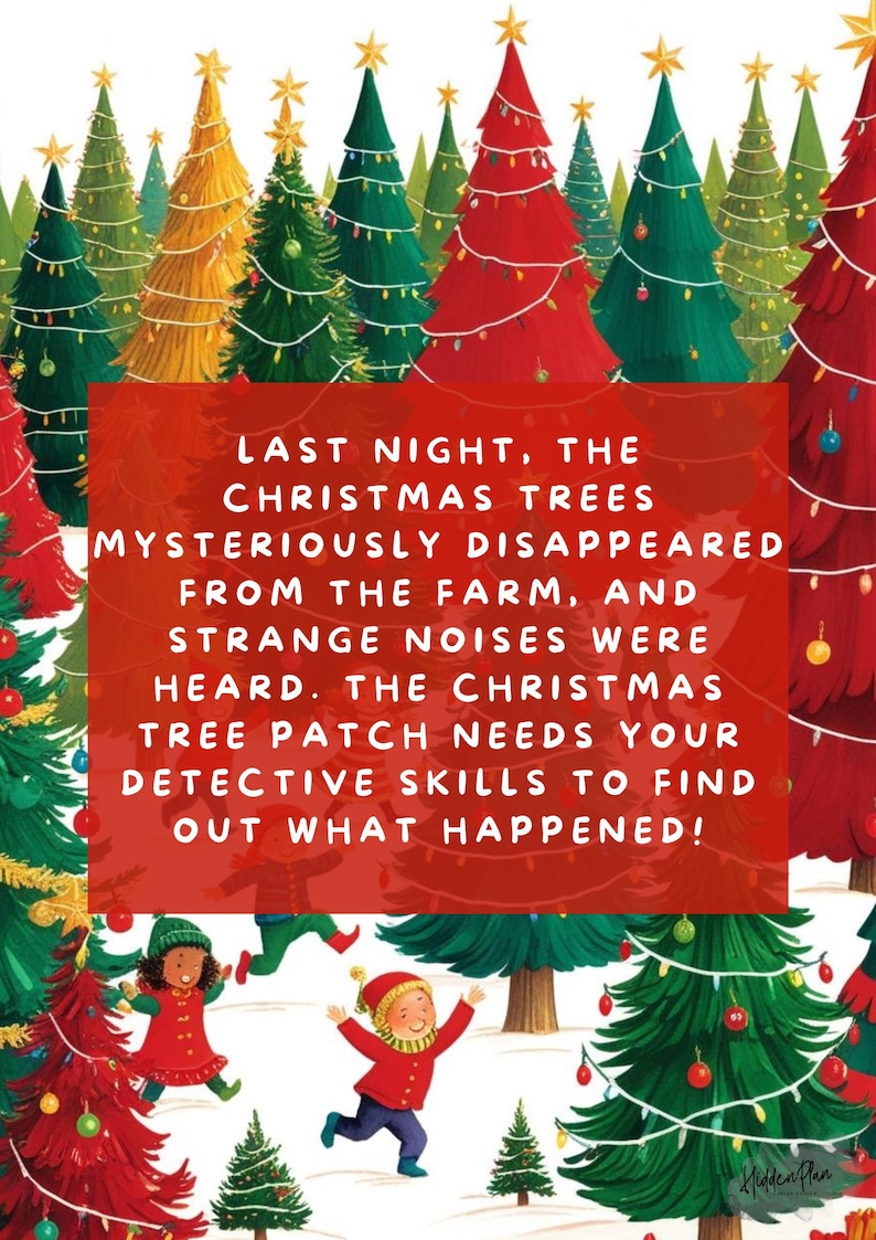 Christmas Mystery Game for Kids - Instant Download, No Print, Magical ...