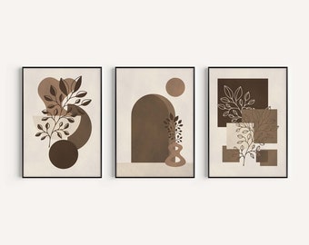 Photo Wall Collage Kit Brown Beige Aesthetic set (Download Now) - Etsy