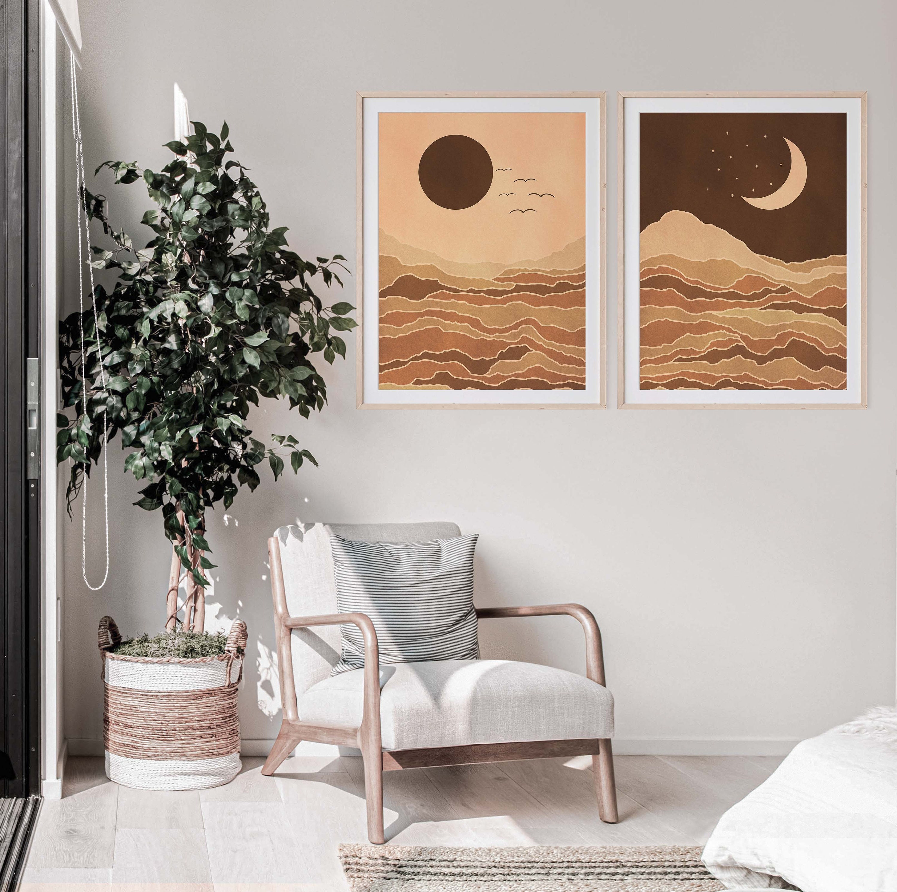 Printable Wall Art Constellation Wheel Zodiac Golden Star Collection ...