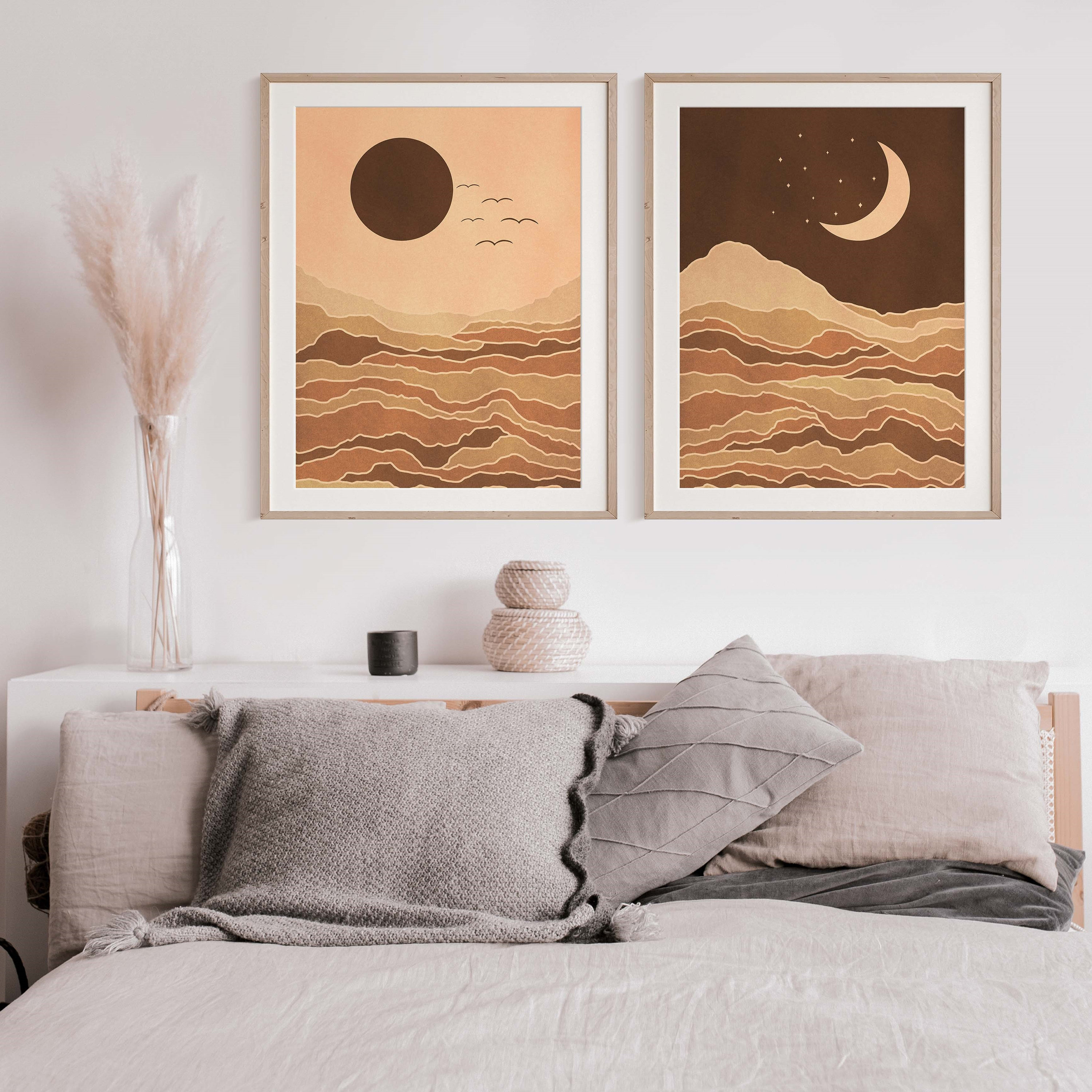Printable Wall Art Constellation Wheel Zodiac Golden Star Collection ...