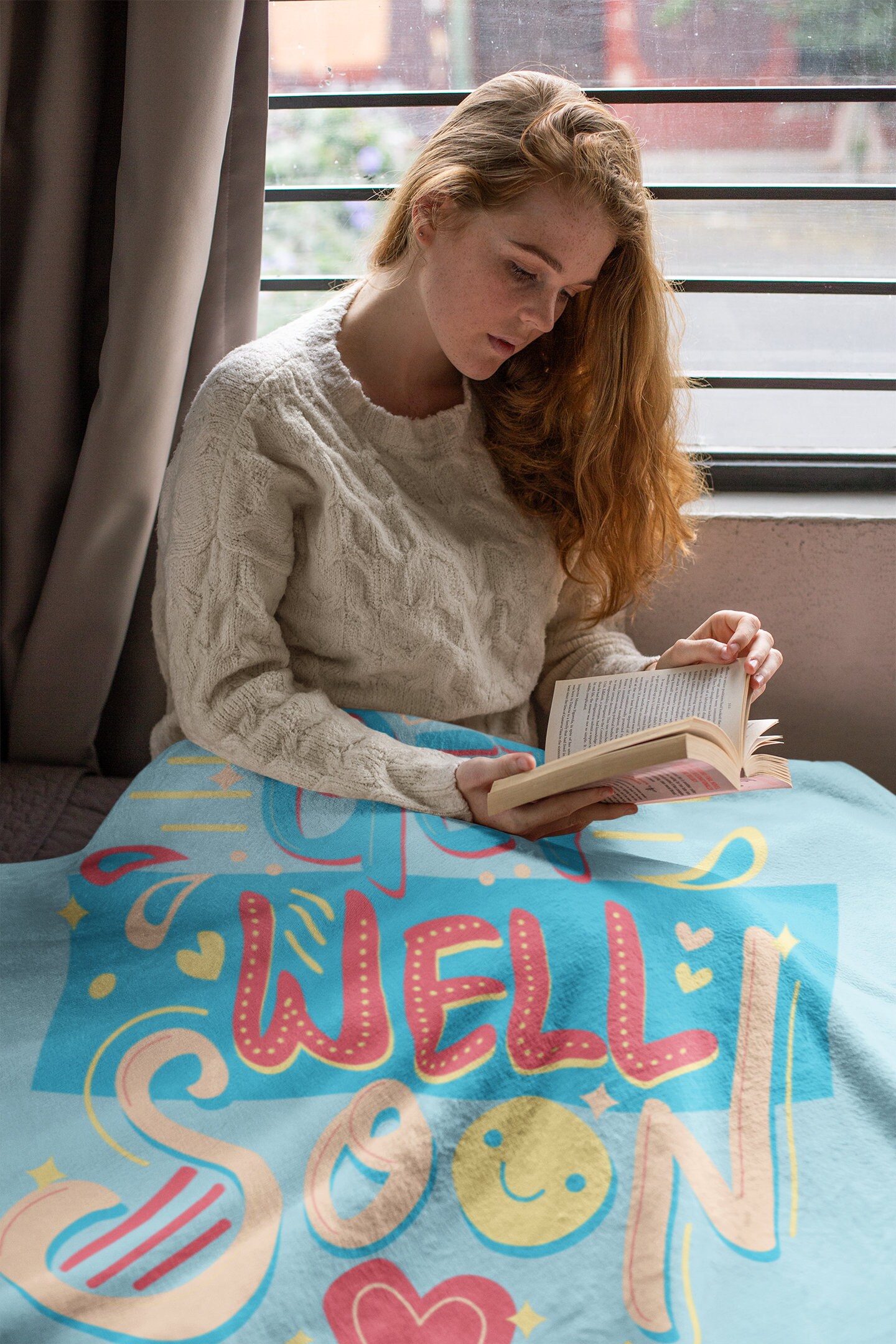 Get Well Soon Blanket Get Well Soon Gift Sick Men Gift - Etsy