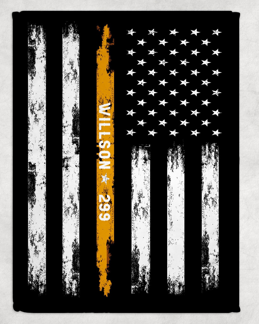 911 Dispatcher Blanket | Thin Yellow Line Blanket | 911 Dispatcher Gift ...