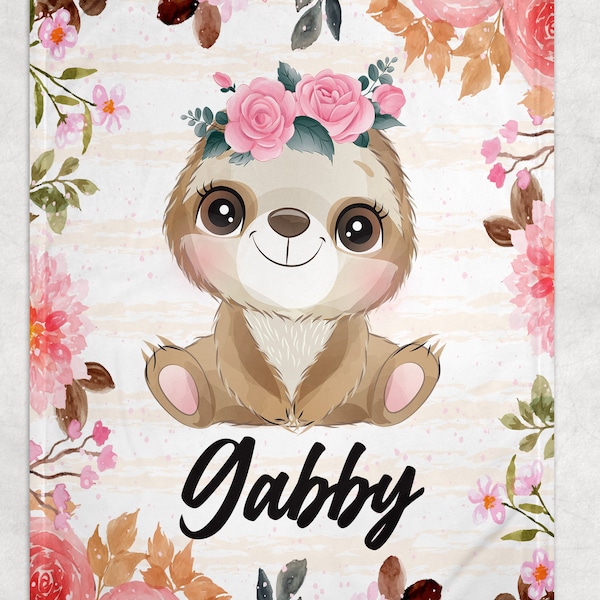 Personalized Sloth - Etsy
