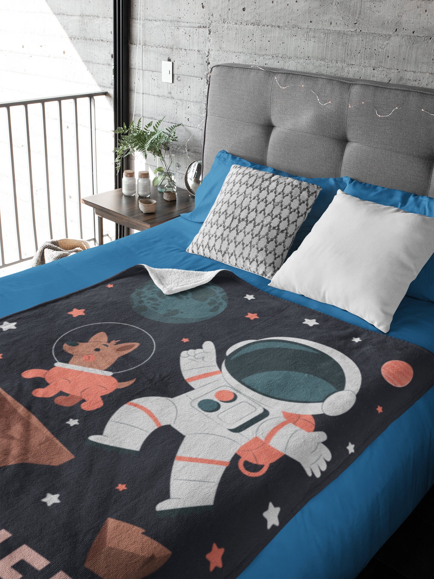 Kids Outer Space Astronaut Personalized Custom Fleece and Fleece ...