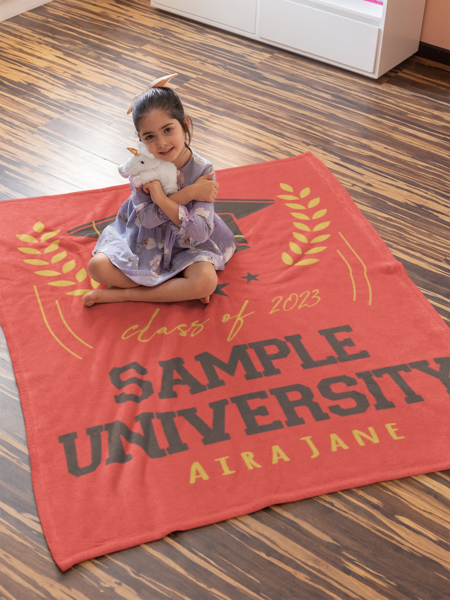 School Memories Personalized Graduation Blanket, Personalized Fleece ...