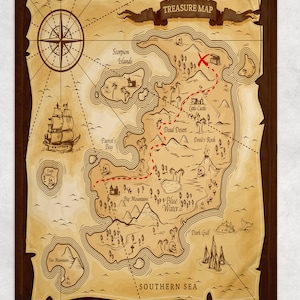 Personalized Pirate Blanket, Custom Treasure Map Blanket, Gifts for ...