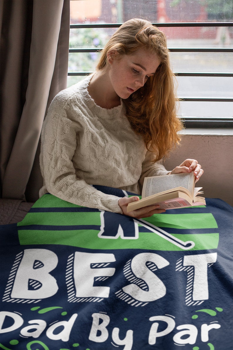 Personalized Dad Blanket Best Dad by Par Blanket Golf Soft - Etsy