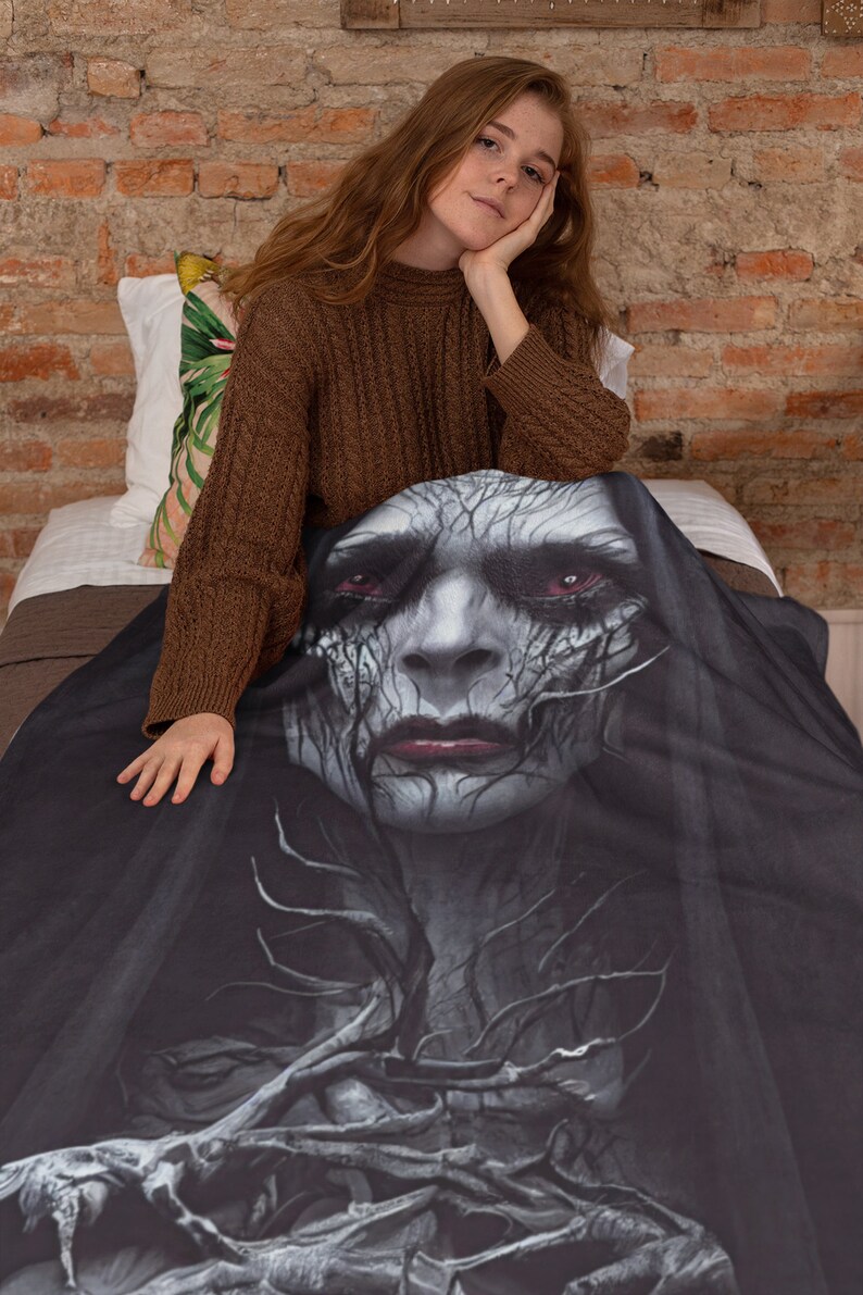 Vampire Blanket Fantasy Art Decorative Fleece Throw Horror - Etsy