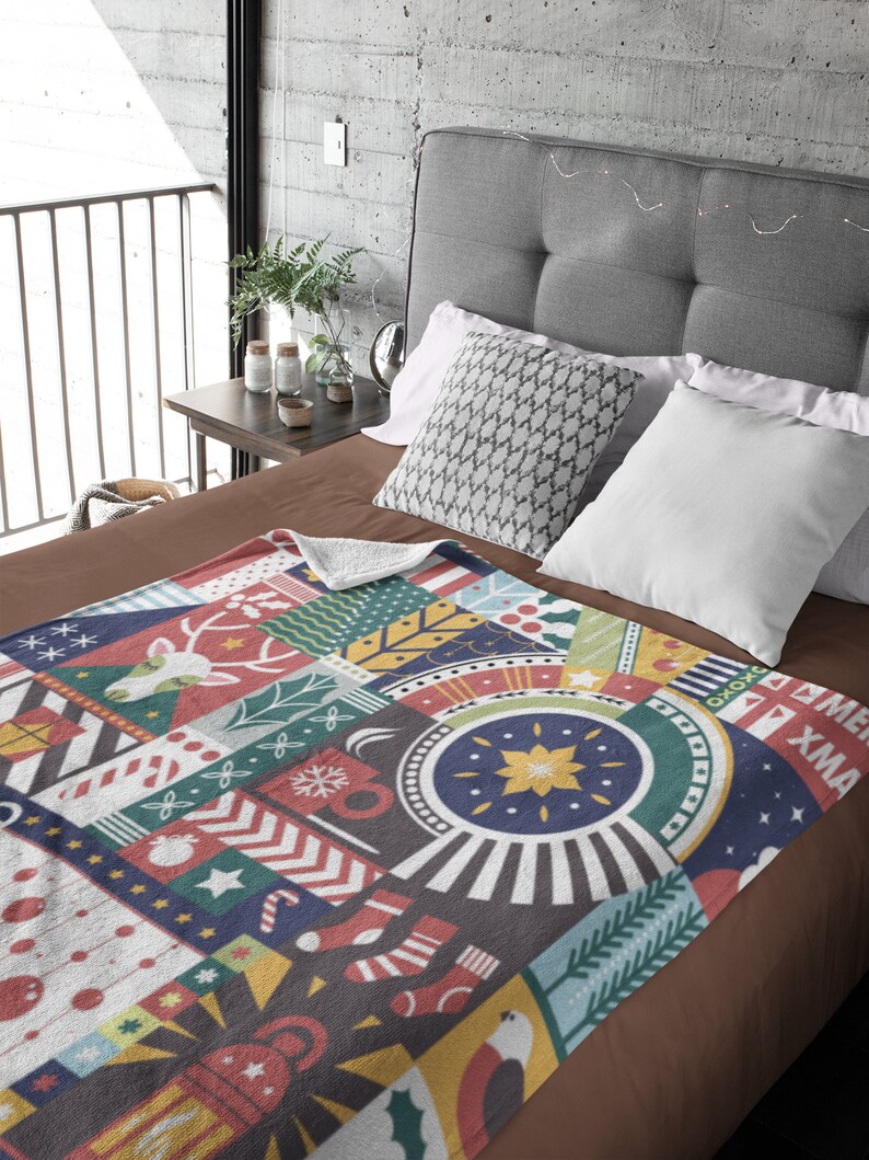 Hygge Blanket Nordic Folk Art Hygge Christmas Home Decor Scandinavian ...