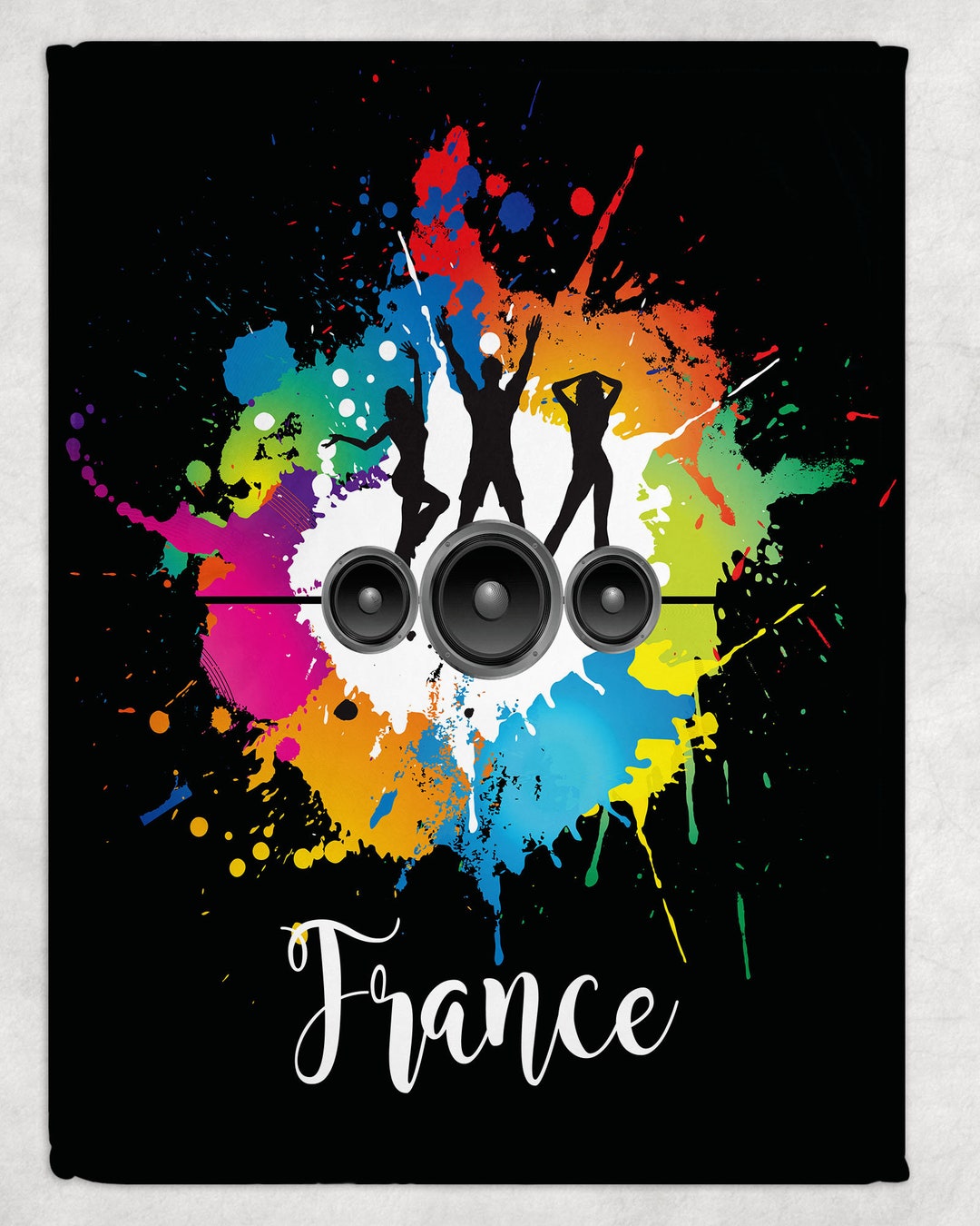 Personalized Girls Dancing Blanket Customized Girls Dancer Blanket Gift ...