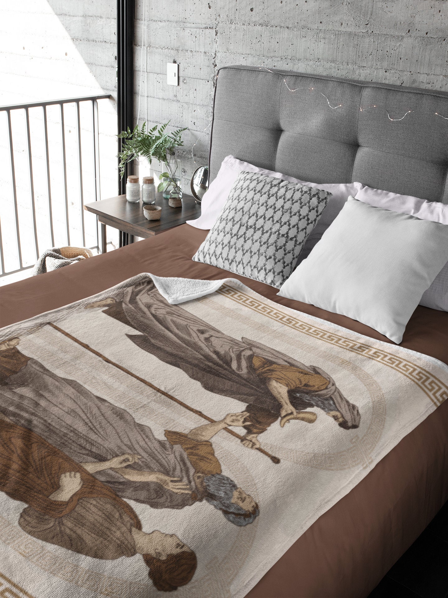 Medieval Blanket, Jesus Christ, European Blanket, Religious Blanket ...