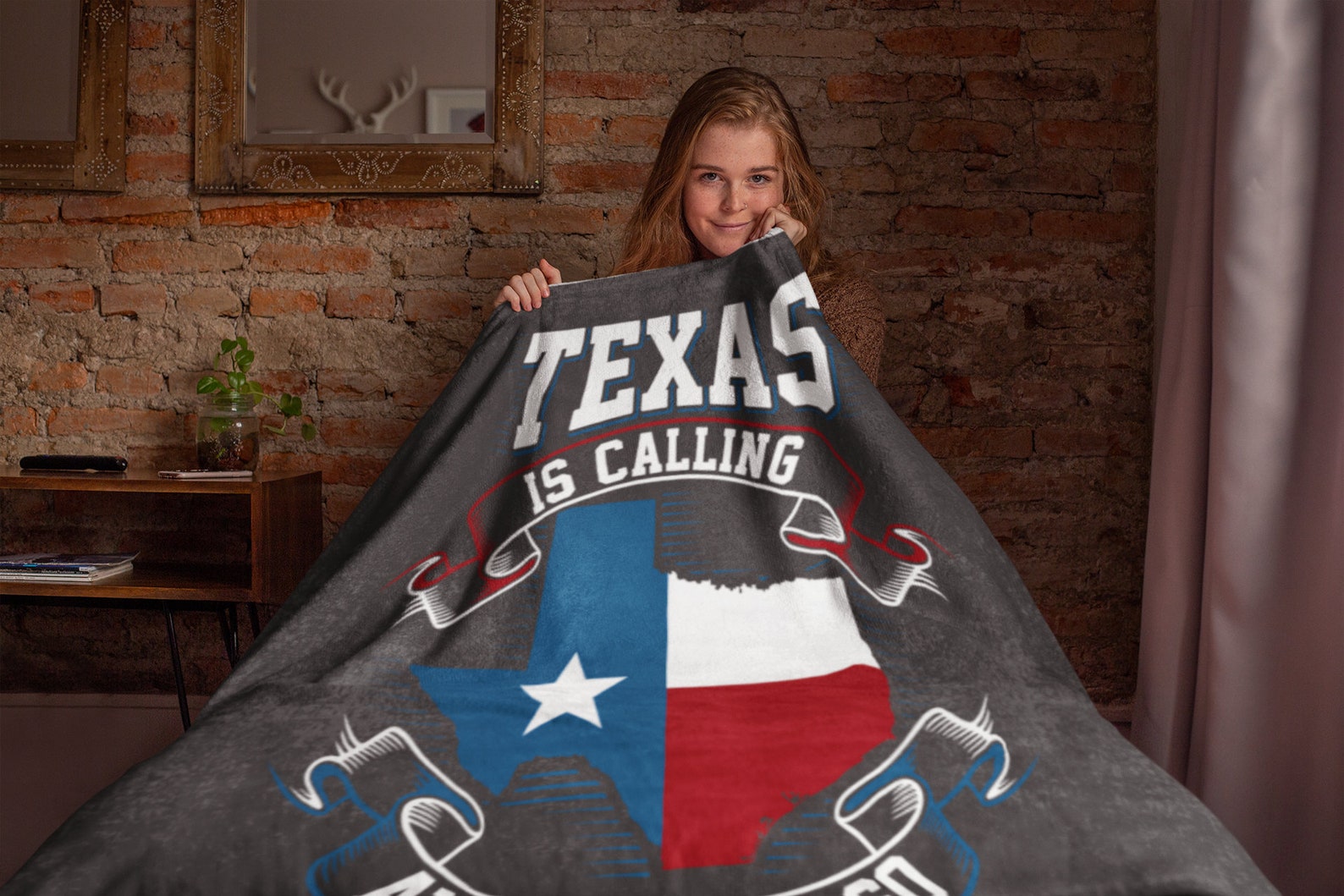 Personalized Texas Gift, Texas Flag Woven Blanket, Texas Flag, Texas ...