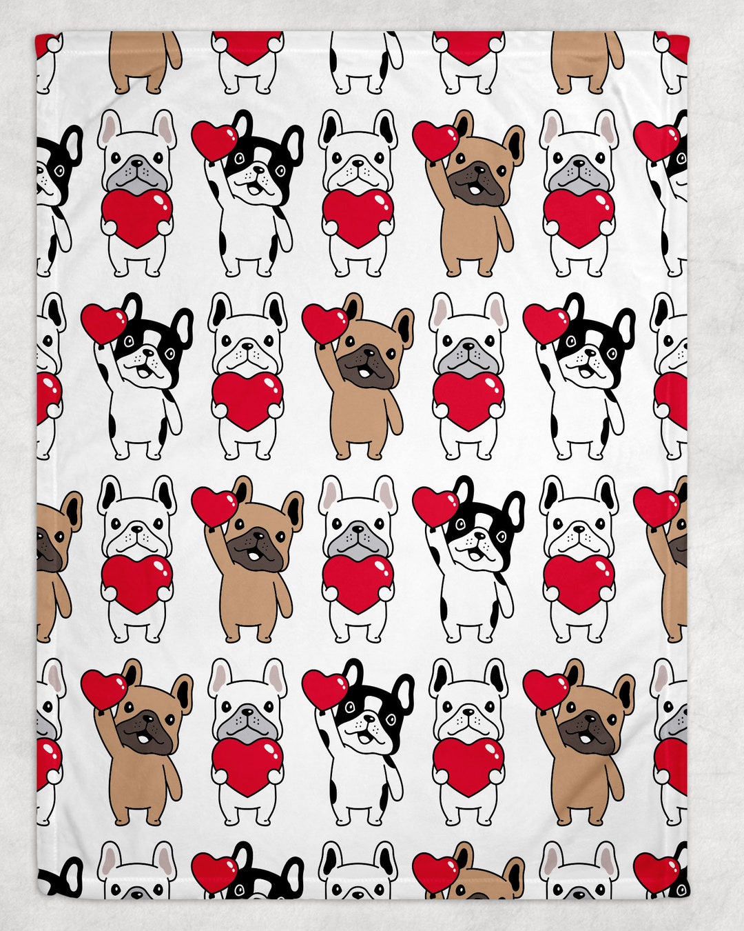 Pug Blanket, Dog Breed Decorative Throw, Fleece, Pet, Pets, Pugs, Dogs ...