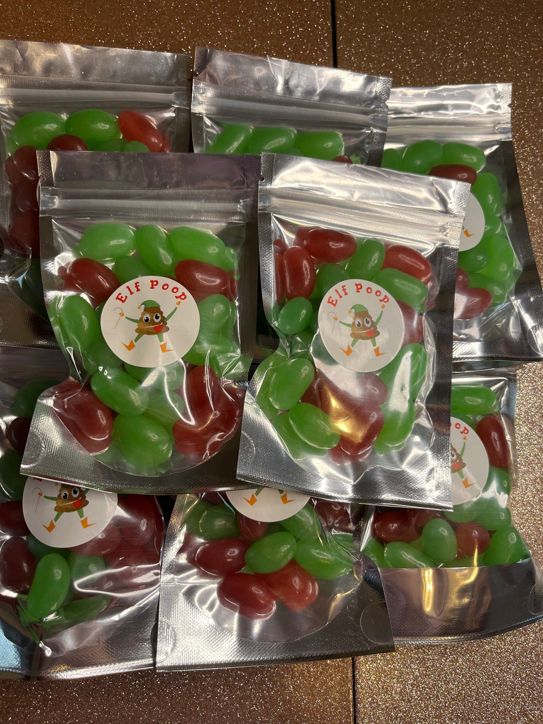 Large Pouches Elf Poop , Elf Sweets , Christmas Eve Boxes , Stocking ...