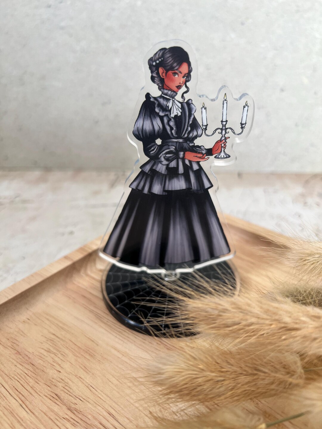 Ghost Girl Standee, Acrylic Standee, Gothic Standee, Rotating Standee ...